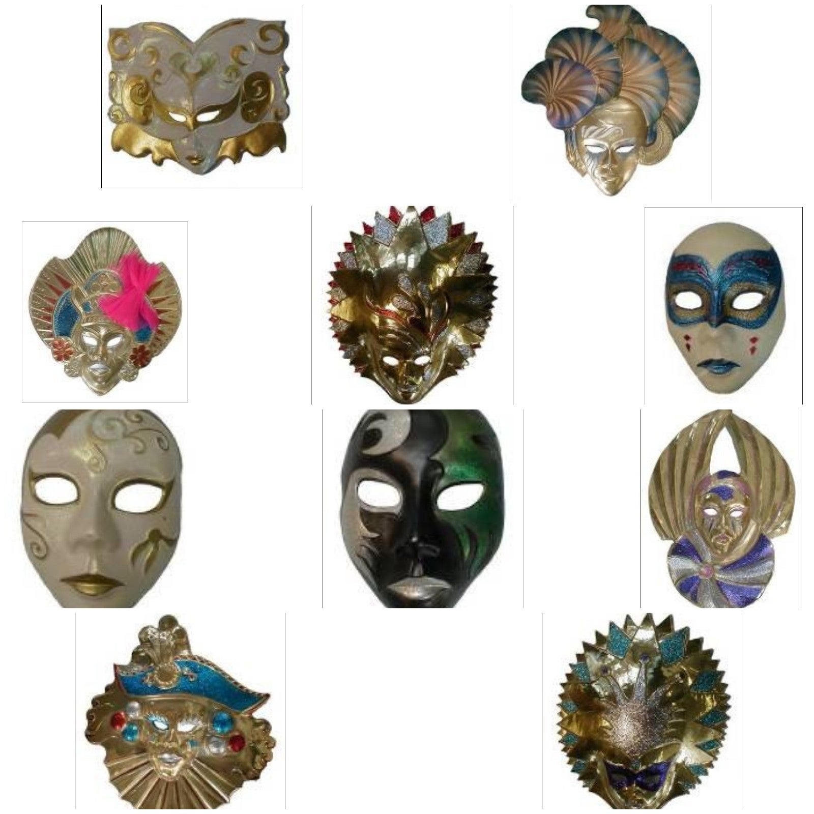 Venezianische Masken, Venedig, Karneval, Maskenball, Ball, Dekoration ...