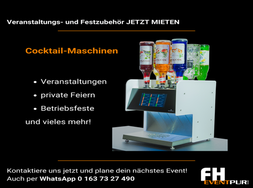 Cocktailmaschine mieten für Bars, Events und private Partys | Erento.com